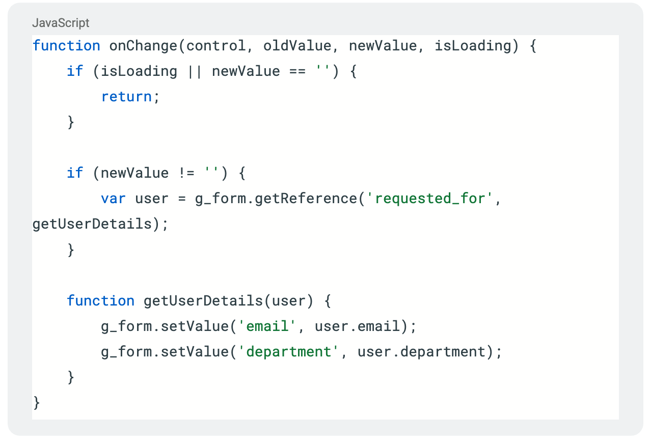 Auto-populate feature