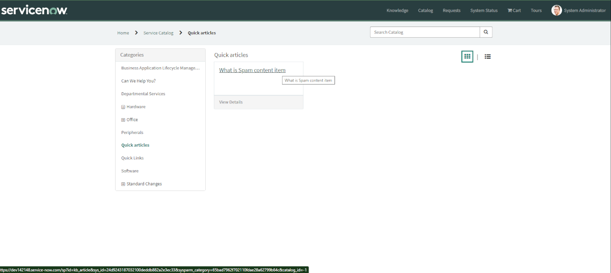 Content Item - a simple way to share data with the End Users